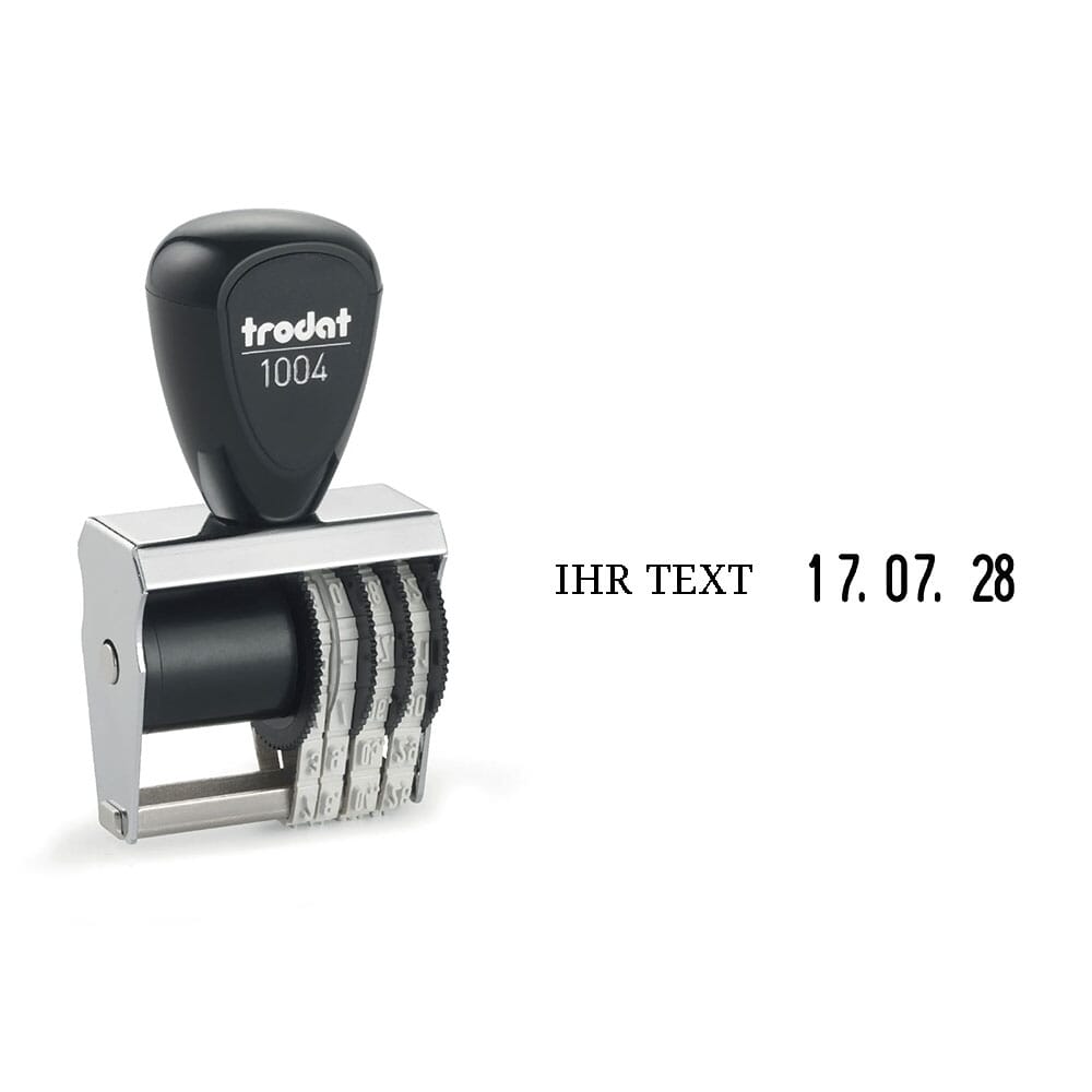 Trodat Classic Handstempel mit Datum & Text | stempel-fabrik.de