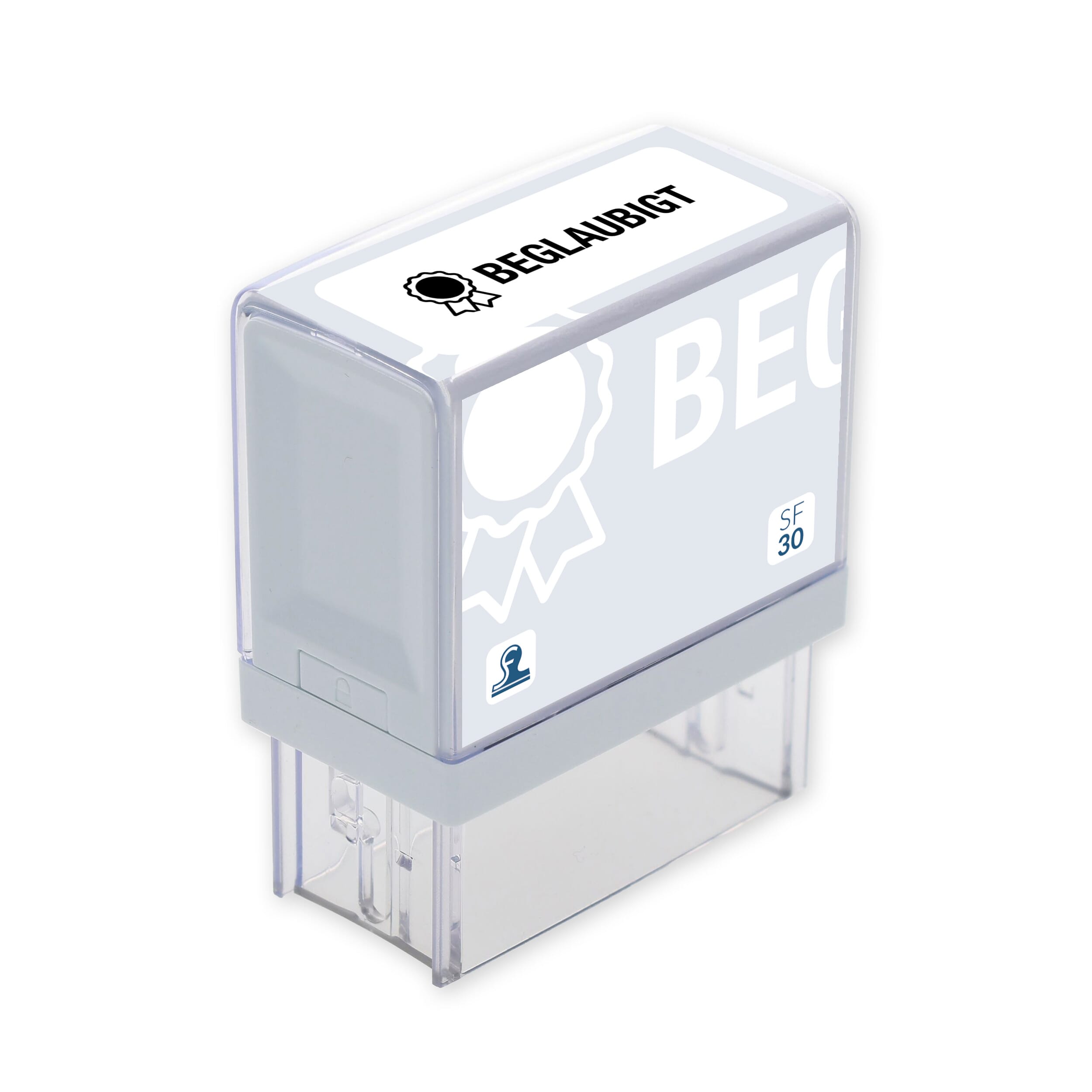 Office SF30 Lagertext Stempel "Beglaubigt" | stempel-fabrik.de
