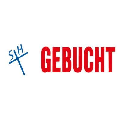 Lagertext Stempel Gebucht (Dormy Imprint 11) | stempel-fabrik.de