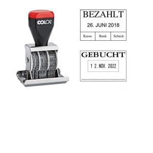 Handstempel mit Datum | stempel-fabrik.de