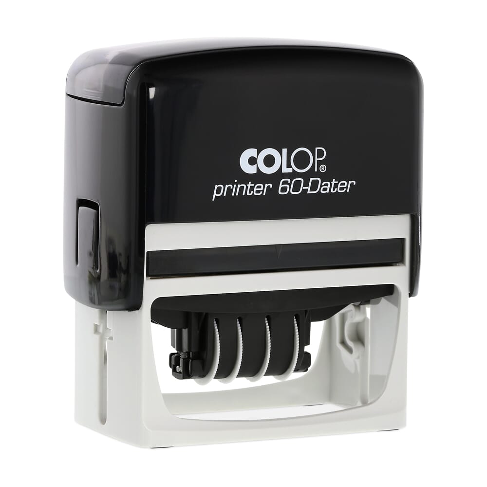 Colop Printer 60 Dater mit individueller Textplatte | stempel-fabrik.de