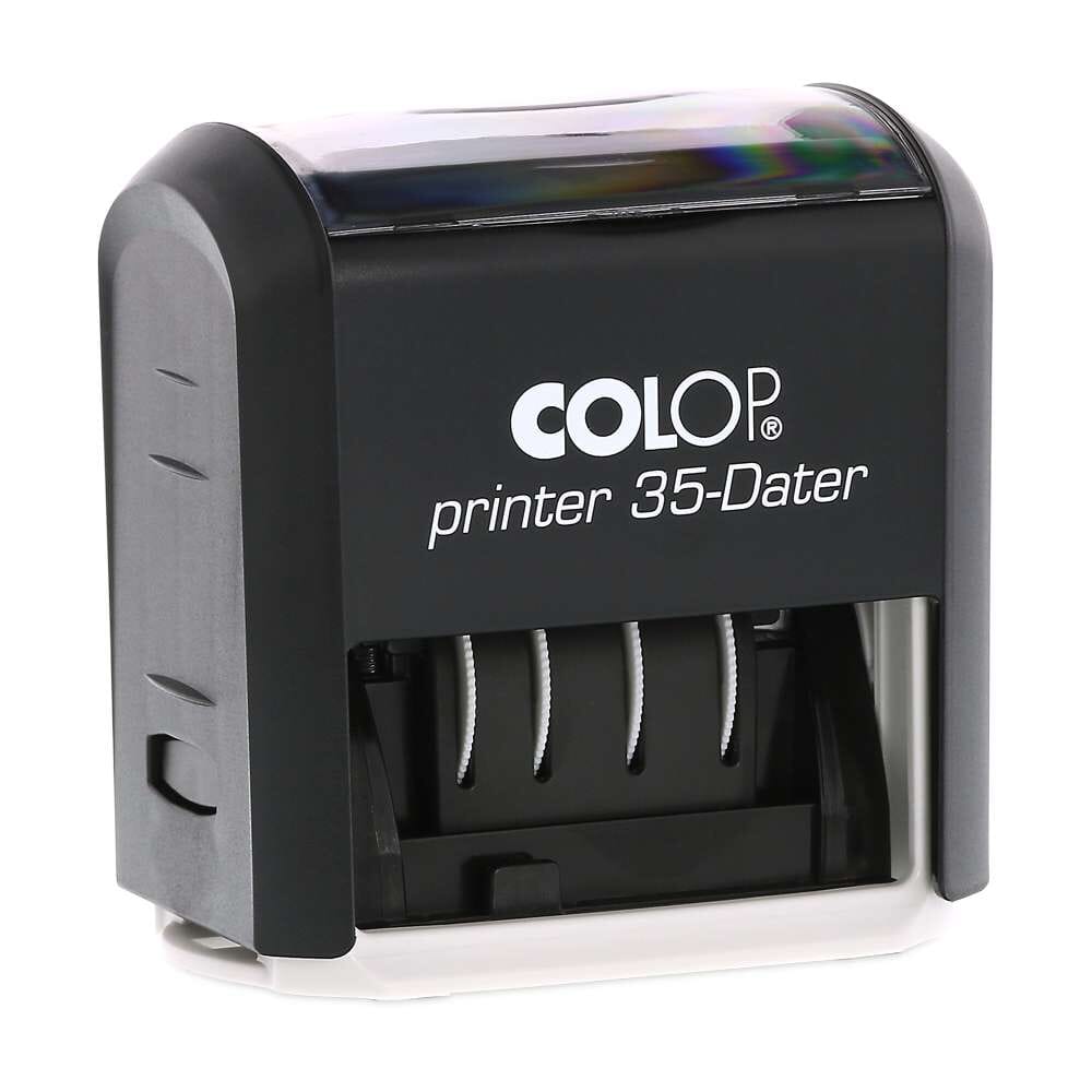 Colop Printer 35 Dater mit individueller Textplatte | stempel-fabrik.de