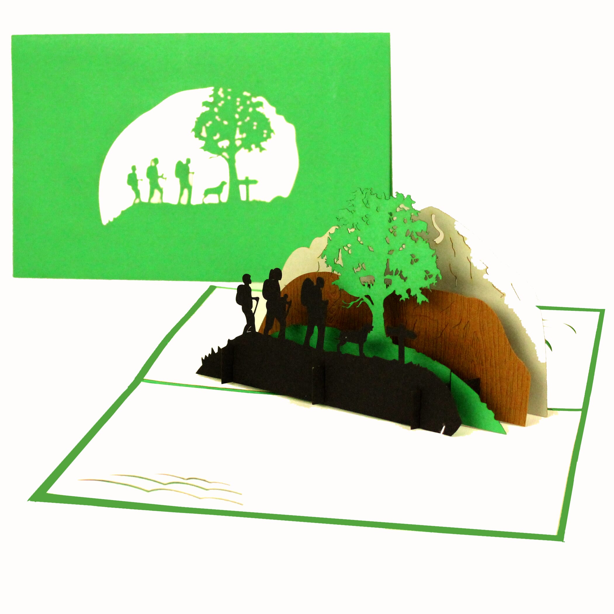 Colognecards Pop-Up Karte Wandern | stempel-fabrik.de