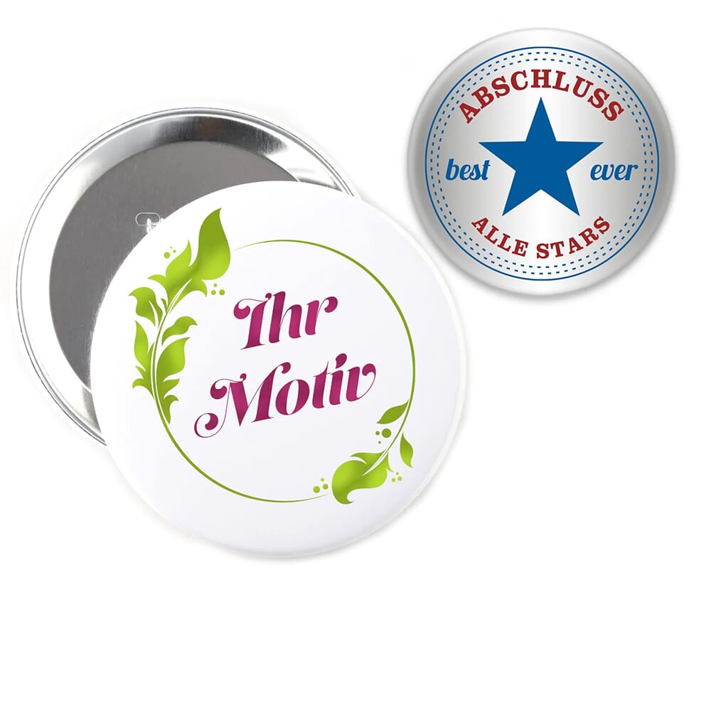 Individuelle Buttons mit Anstecknadel online bestellen | www.stempel ...