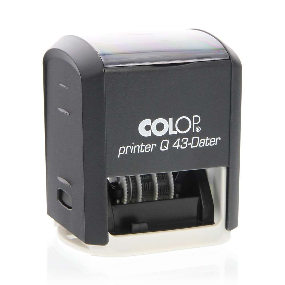 Colop Printer Q 43 Dater mit individueller Textplatte | stempel-fabrik.de