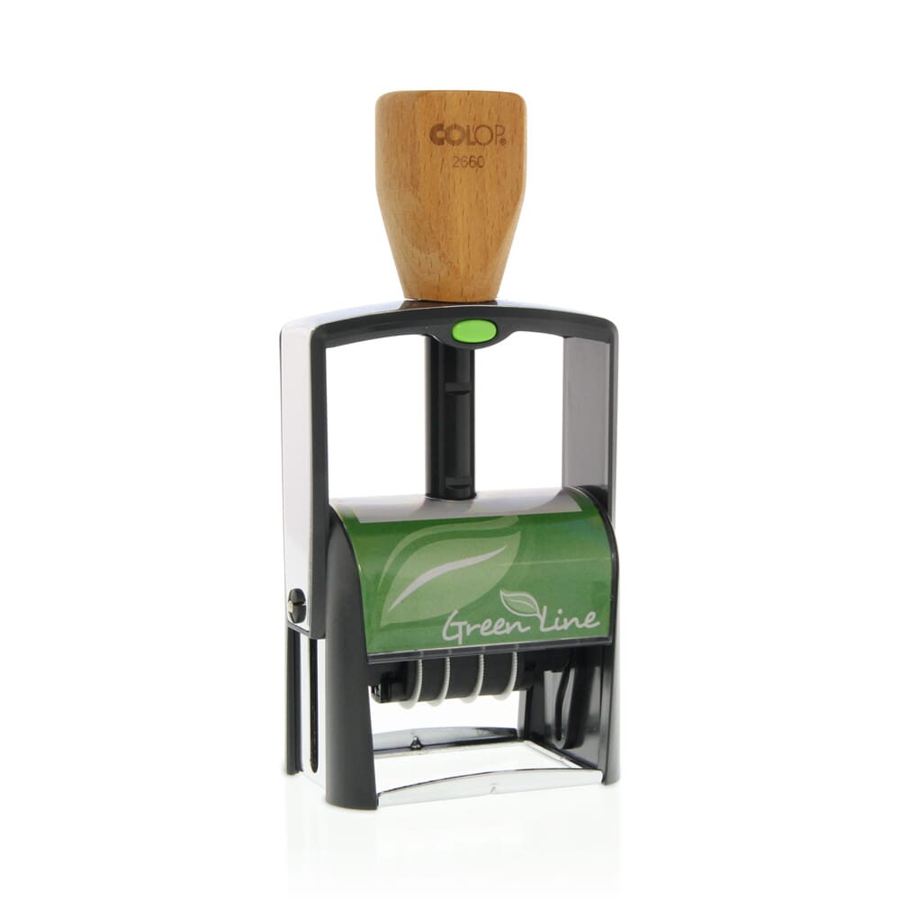Colop 2660 Dater Green Line mit individueller Textplatte | stempel ...