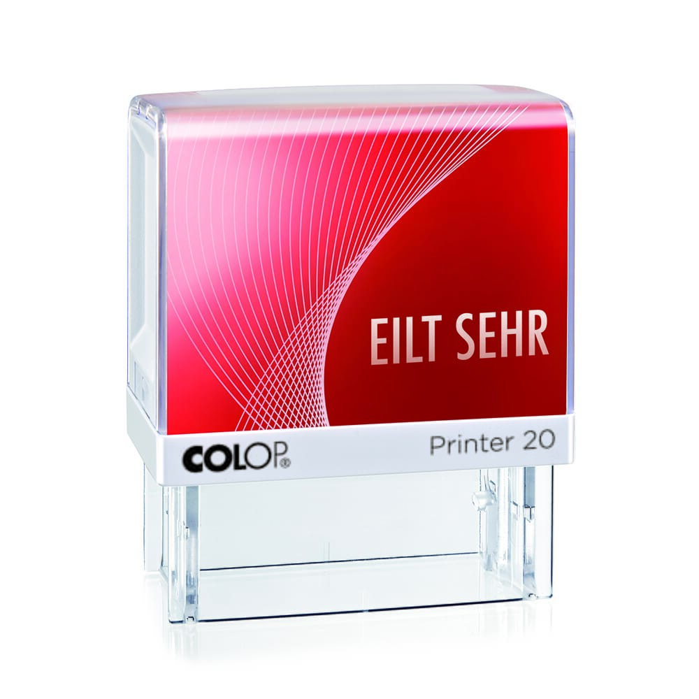Colop Printer Stempel 20 Lagertext Eilt sehr | www.stempel-fabrik.at