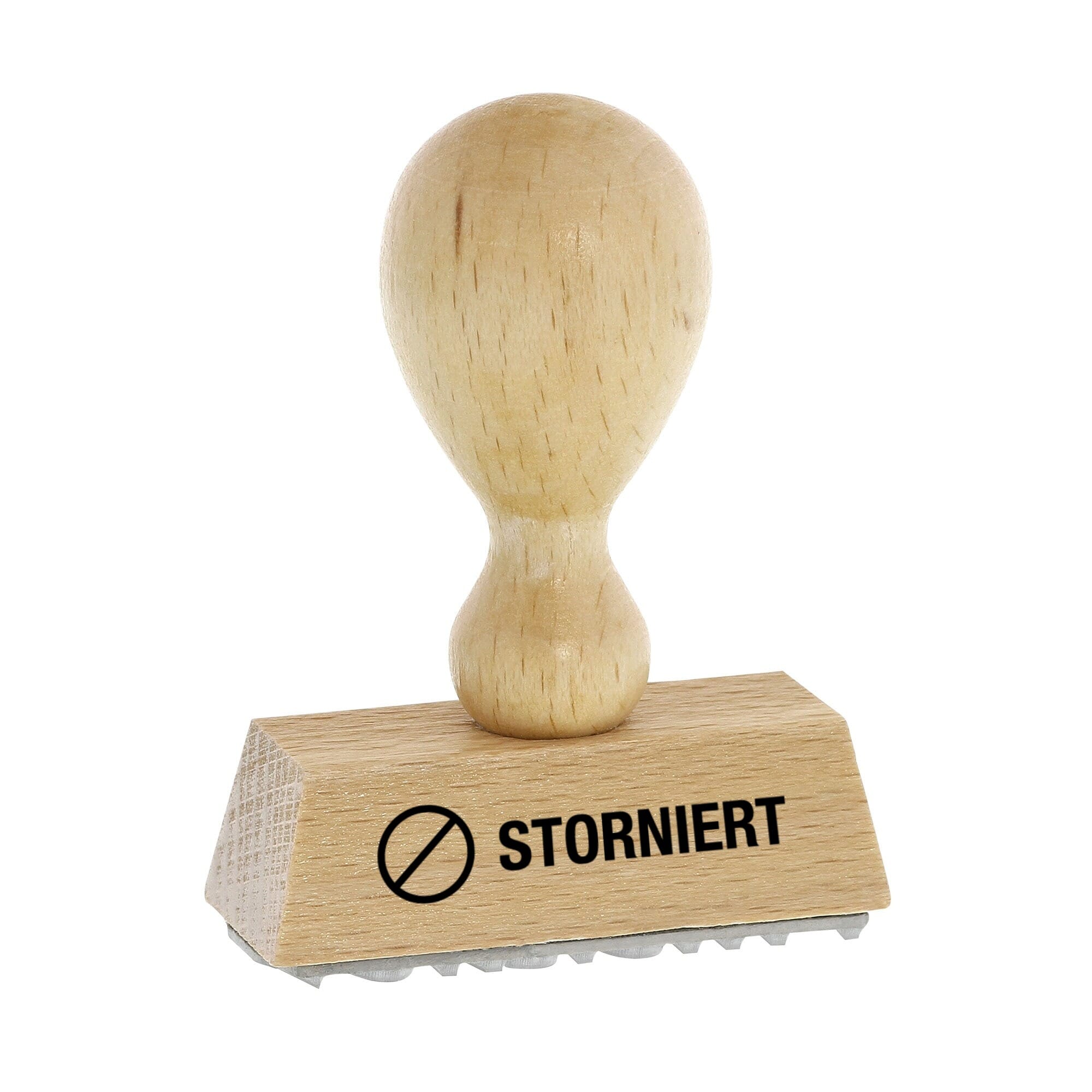 Lagertext Holzstempel Storniert am 50x9 mm | stempel-fabrik.de