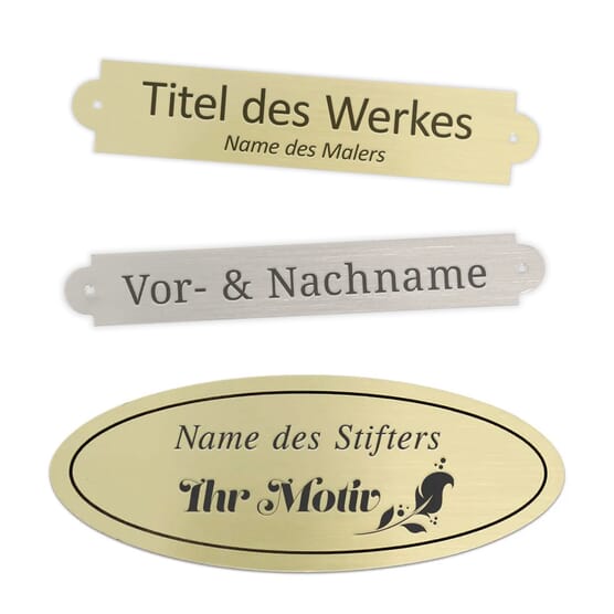 Individuelle Messingschilder | gravur-fabrik.de