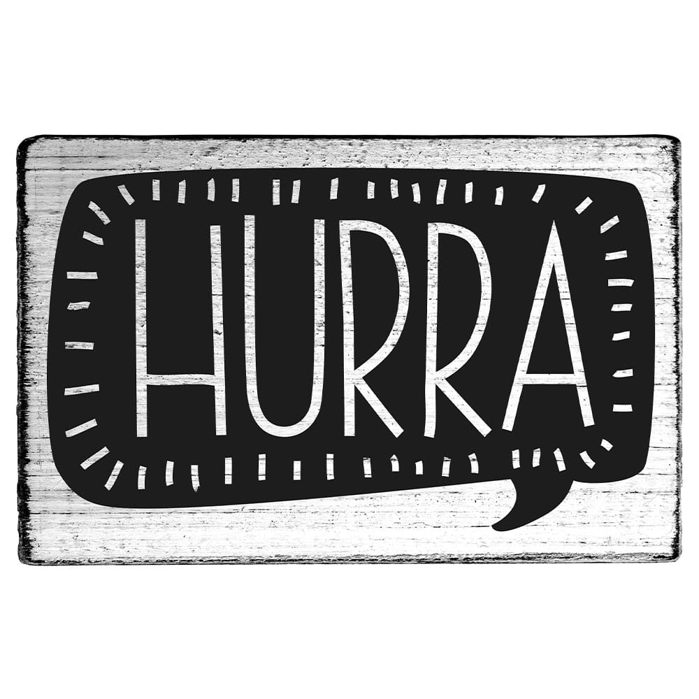 Vintage Stempel "Hurra" | www.stempel-fabrik.at