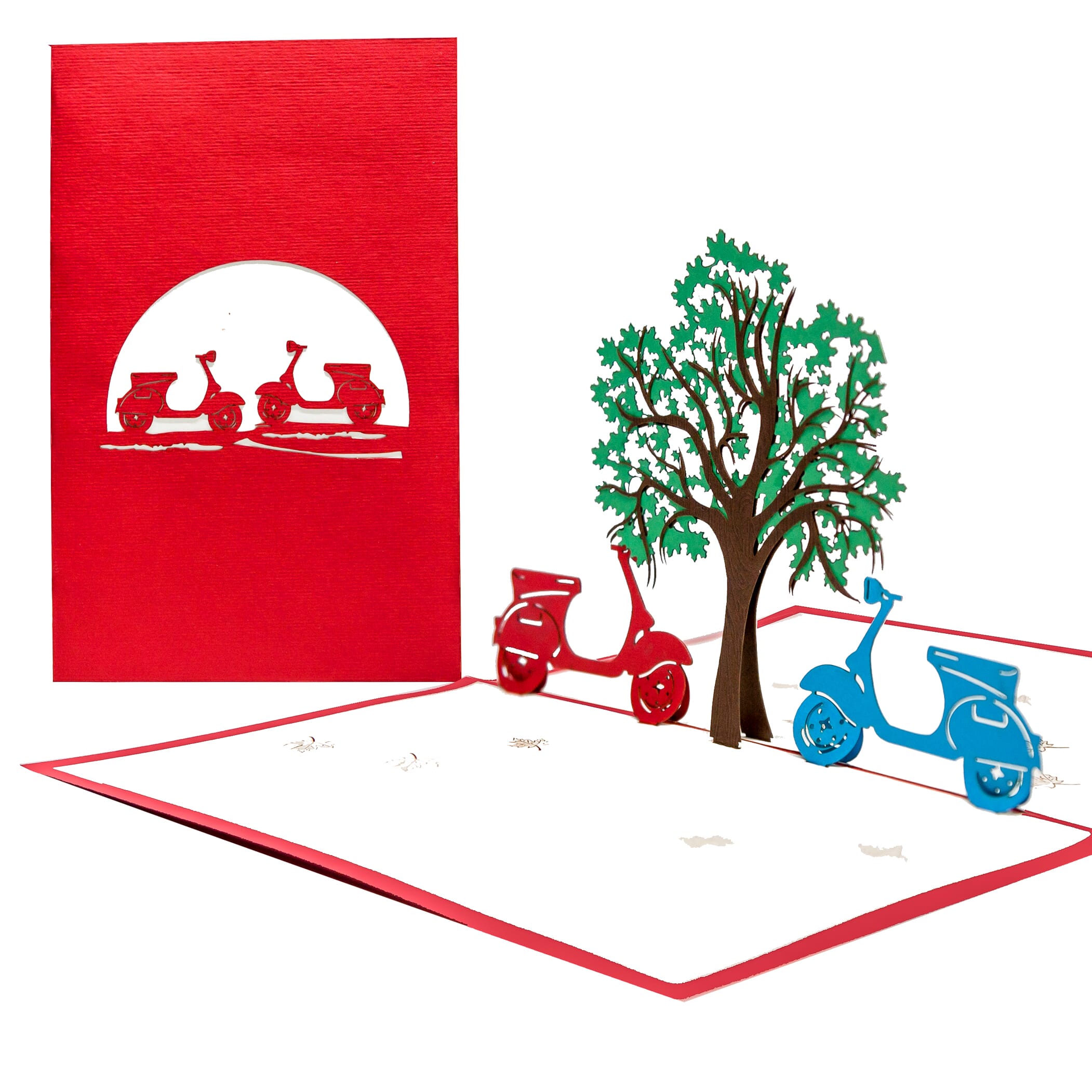 Colognecards Pop-Up Karte Vespa | stempel-fabrik.de