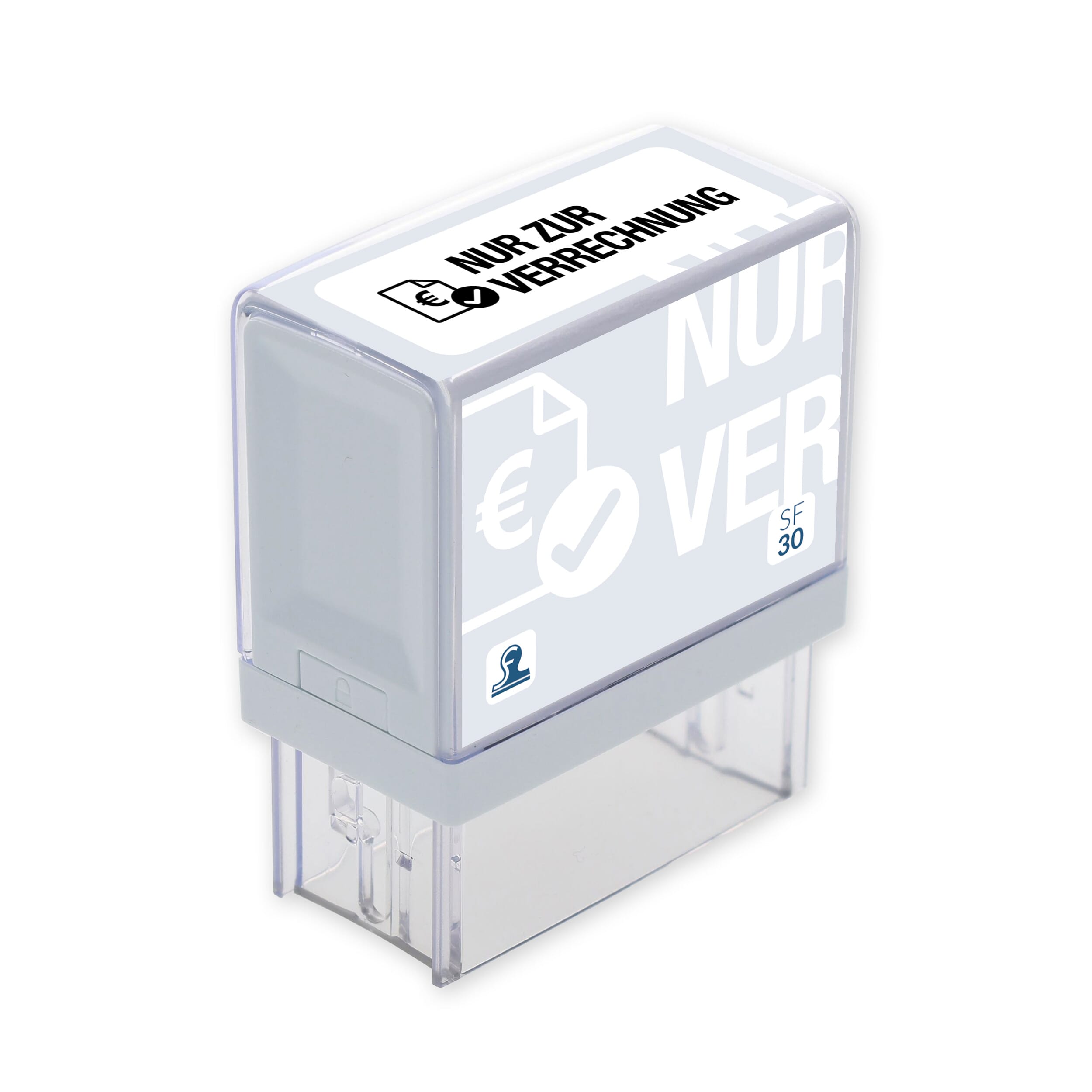 Office SF30 Lagertext Stempel "Nur zur Verrechnung" | stempel-fabrik.de