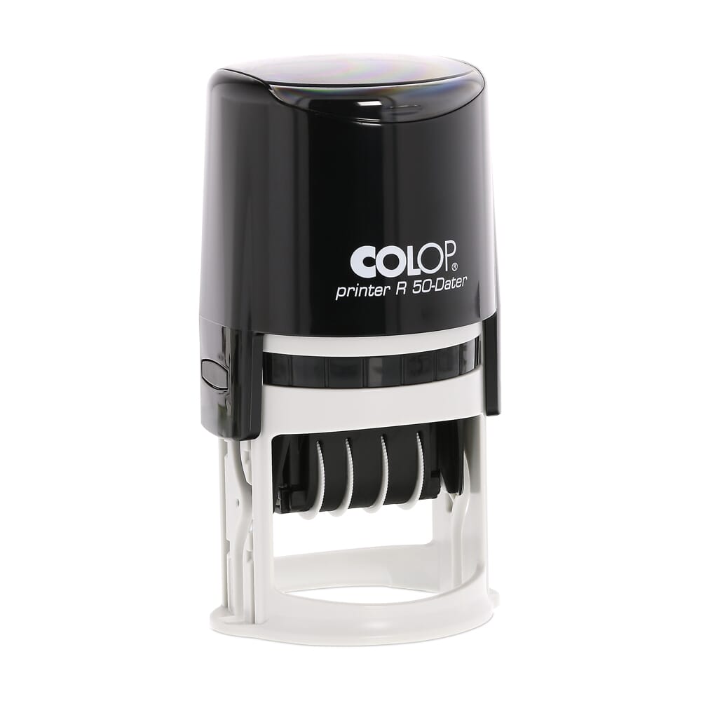 Colop Printer R 50 Dater mit individueller Textplatte | stempel-fabrik.de